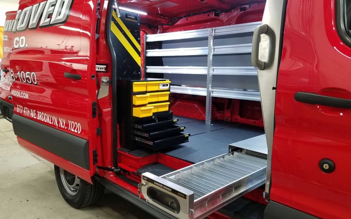 Storage Drawers & Cabinets for Commercial Vans