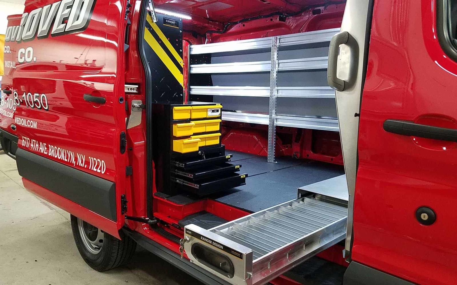 Storage Drawers & Cabinets for Commercial Vans