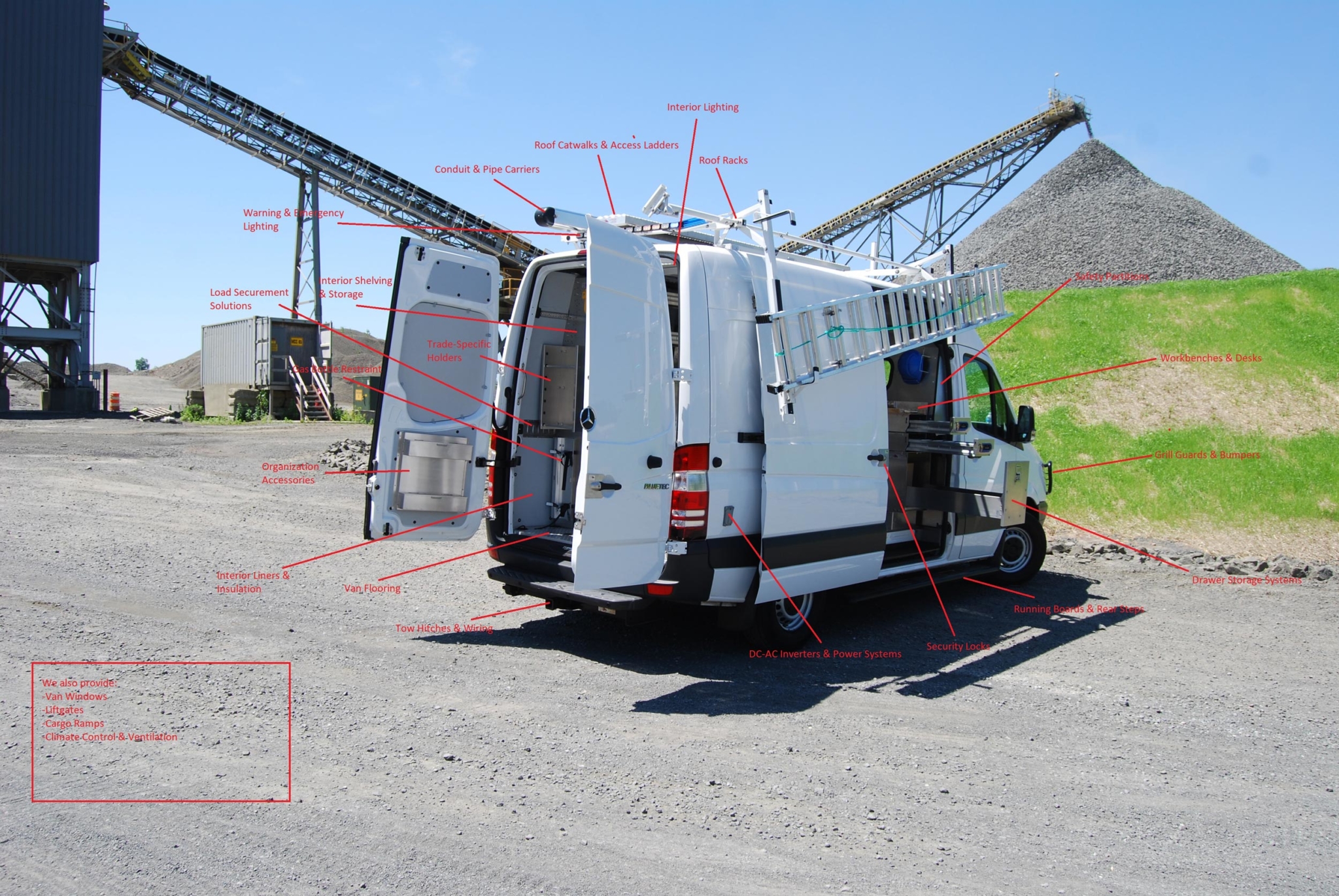 Upfitting Products For Your Work Van | Advantage Outfitters