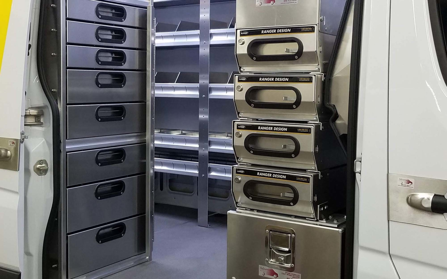 Work Van Shelving & Storage | Advantage Outfitters