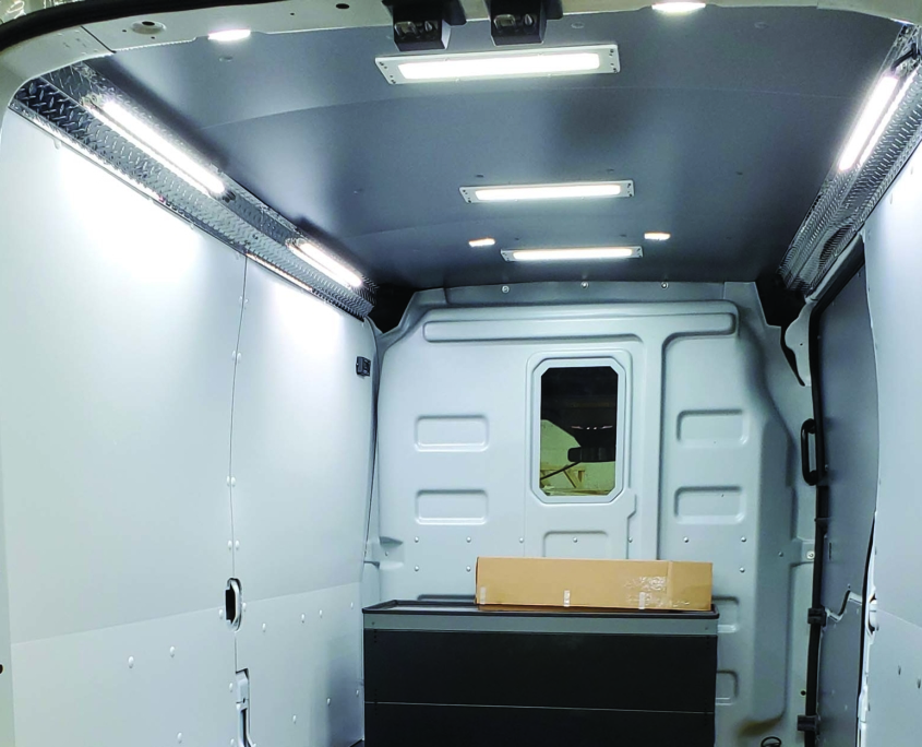 Interior Lighting for Work Vans | Advantage Outfitters