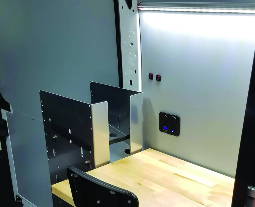 Interior Lighting for Work Vans | Advantage Outfitters